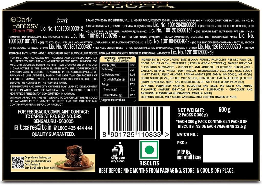 Sunfeast Dark Fantasy Choco Fills, 75 g - Apni Shop